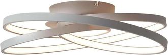 Brilliant Lampe Labyrinth led Deckenleuchte 40cm grau 1x 42W led integriert (smd), (4775lm, 3000K) Energiesparend und langlebig durch LED-Einsatz