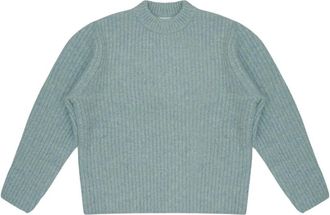Séfr Homme, Pulls, Vert, Taille: S Tricot ras du cou