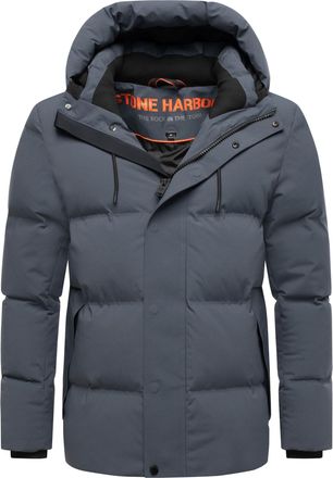 Stone Harbor Herren Winterjacke Taviaan mit Fleecekapuze & winddichtem Design