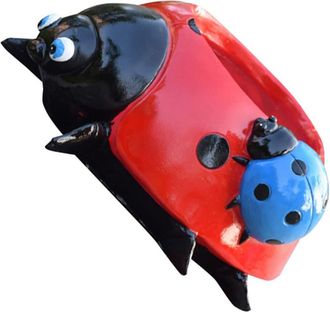 Yardwe 1pc Marienkäfer Harz Pflanzer Marienkäfer Blumentopf Für Home/büro Decor Einzigartige Form Multi-funktionale Pflanzer Für