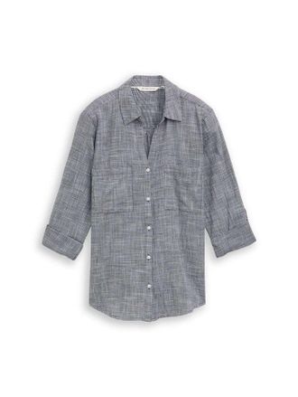Tom Tailor Langarmbluse Blusen & Shirts Bluse mit Brusttaschen