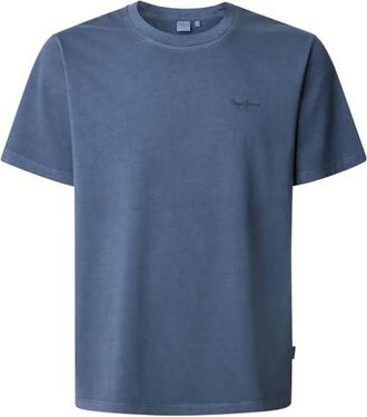 Pepe Jeans London T-Shirt Homme Jacko Bleu (Sterling Blue), XXL, Bleu (Bleu Sterling), XXL