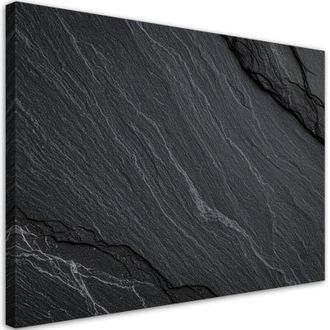 Feeby Tableau d&eacute;co Pierre Structure ardoise 90x60