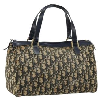 Dior Pre-owned Toile sacs-dior - Femme - Pre-owned - Bleu - Taille: ONE Size