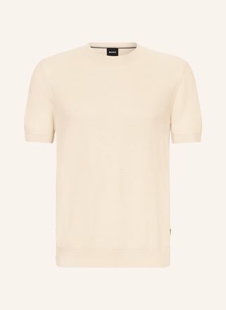 HUGO BOSS Strickshirt Lanni weiss