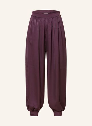 Rich & Royal Satinhose lila