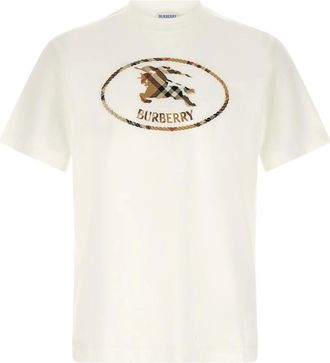 Burberry Homme, Tops, Blanc, Taille: XL T-shirt Seth