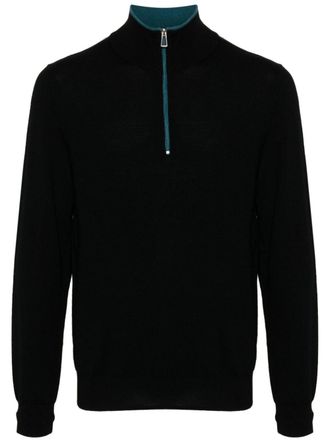 Paul Smith pull à logo brodé - Noir