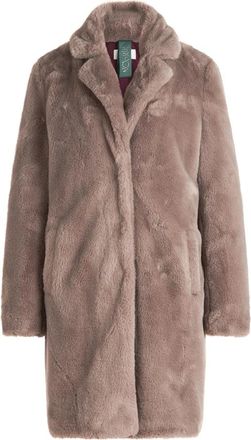 Cartoon Kunstfell-Jacke - - Coats - Damen - Grau - 2XL
