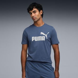 Puma ESS No. 1 Logo T-Shirt Herren, Kleidung, Blau, XS