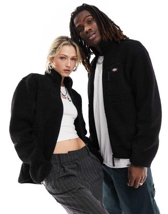 Dickies Mountain Hope - Veste polaire &agrave; poils denses - Noir