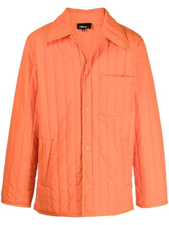 3.1 Phillip Lim veste matelass&eacute;e &agrave; simple boutonnage - Orange