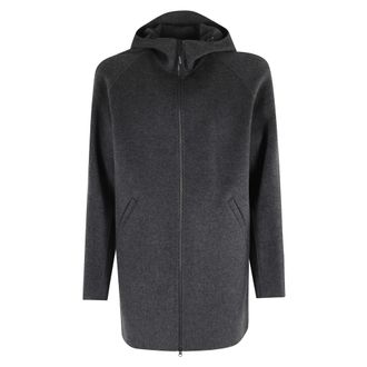 Aspesi Super Doppel Wool Jacket - Homme - Manteaux - Gris - Taille: 2XL