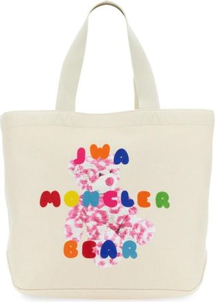 Moncler Femme, Sacs, Beige, Taille: ONE Size Sac cabas en toile