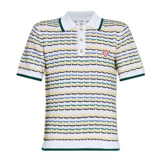 Casablanca Logo Polo - - Tops - Herren - Mehrfarbig - XL