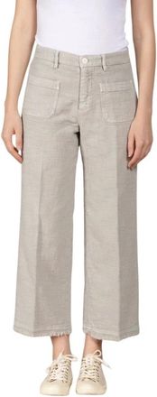 Mason's Femme, Pantalons, Bleu, Taille: 40 FR Pantalon Chino Court New York Studio