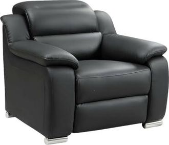 Vente-Unique Fauteuil Relax électrique en Cuir Noir Arena III - Appuie-tête