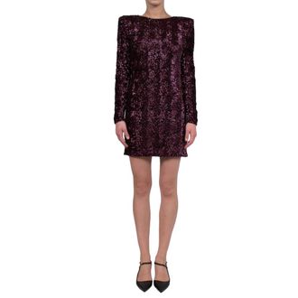 Elisabetta Franchi Femme, Robes, Violet, Taille: 40 FR Ar-57J-47E2-V900 Robe de cocktail