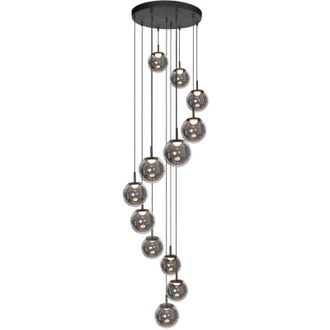 Steinhauer Steinhauer - suspension - Bollique - noir - métal - Ø 60cm - LED
