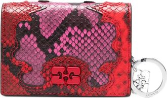 Ganni Femme, Accessoires, Rose, Taille: ONE Size Porte-cartes en polyester et polyur&eacute;thane