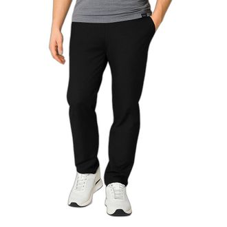 Skechers Herren Go Walk Slip Ins Strechable Straight Leg Pants L&auml;ssige Hose, Dickes Schwarz, 3XL