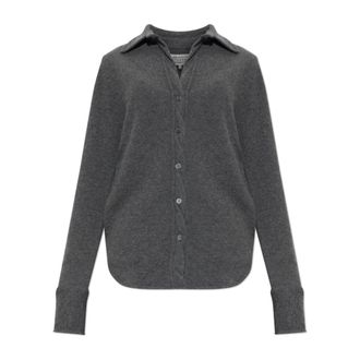 Maison Margiela Wollhemd - - Blouses & Shirts - Damen - Grau - S
