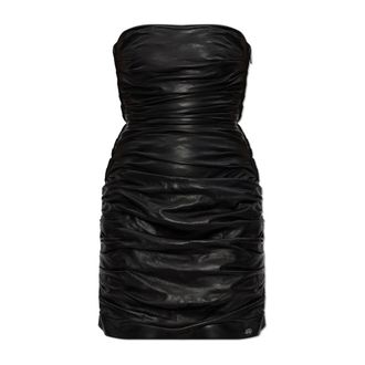 Amiri Leather Dress - - Dresses - Damen - Schwarzk - M