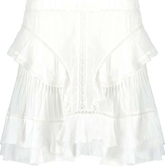 Isabel Marant Jupe Moana Coton Blanc