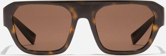 Dolce & Gabbana Dg Crossed Sunglasses - Frau Neuheiten Havana Acetat Onesize