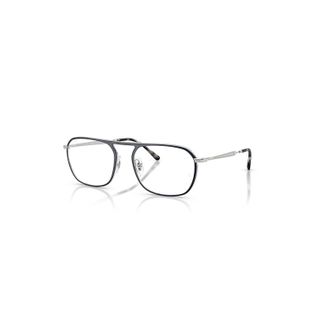 Ray-Ban Rb6548 Optics Silber Fassung Klar Glas Polarisiert 53-19