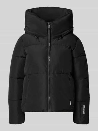 Khujo Jacke mit Kapuze und Logo-Print Modell AUDREY2