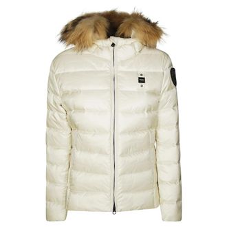 Blauer Arcadia Giubbotto con Cappuccio - - Jackets - Damen - Grau - XS