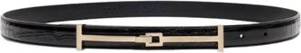 Tom Ford Femme, Accessoires, Noir, Taille: 80 CM Ceinture
