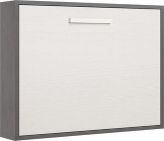 Les Tendances Lit escamotable horizontal 140x190 Optima-Coffrage Glacial 3D-Façade Glacial 3D