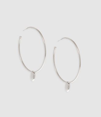 Isabel Marant Boucles dOreilles Large Hoops Shiny Day Silver