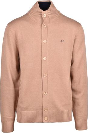 Sun 68 Homme, Pulls, Rose, Taille: 3XL Cardigan bottoni