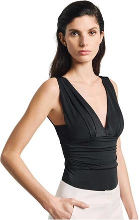 Access Fashion Access Fashion, Femme, Tops, Noir, Taille: 42 FR Body D&eacute;collet&eacute; Plongeant