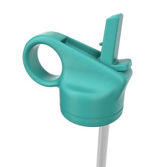 Sho Wiederverwendbarer Strohhalm-Deckel f&uuml;r SHO Flasche, 260 ml, 375 ml und 500 ml, BPA-frei (Aqua, 500 ml)