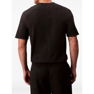 Calvin Klein Crew Neck Cotton T-Shirt - Black