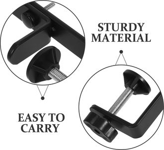 BESPORTBLE 2 Stück Pegboard Schreibtischständer aus Stabilem Carbonstahl Platzsparend Multifunktional für Büro Organizer Geeignet als Halterung für Stecktafeln u