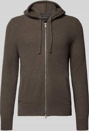 Marc O'Polo Regular Fit Strickjacke aus Schurwoll-Mix mit Baumwoll-Anteil