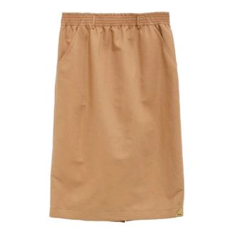 Chlo&eacute; Gerader Midi-Rock - - Skirts - Damen - Braun - XS