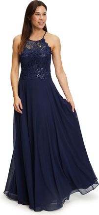 Vera Mont Damen 8645/4000 Kleid, Dark Iris, 40