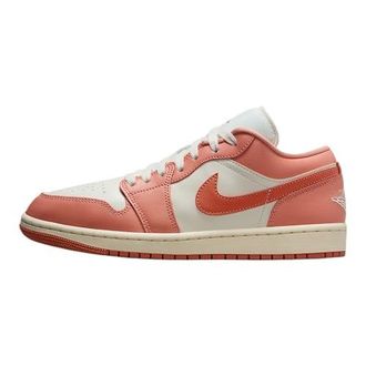 Nike Air Jordan 1 Low Chaussures pour femme (Sail/Light Madder Root/Pale Ivory/Madder Root), Voile/racine de garance l&eacute;g&egrave;re/ivoire p&acirc;le/racine de garance, 