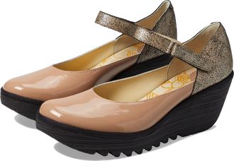 FLY London Fly London Damen Yawo345fly Pumps, Capuccino Champagne, 42 EU