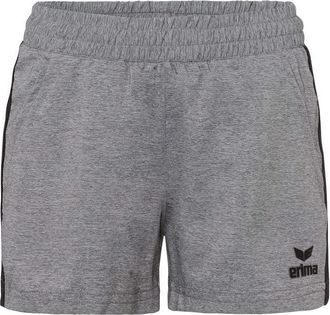Erima Damen Shorts Premium One 2.0 Shorts, grau melange/schwarz, 44, 1151802