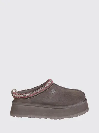 UGG Mules Tazz II en cuir su&eacute;d&eacute; avec semelle plateforme et coutures contrastantes