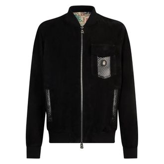 Billionaire Boys Club Leder Bomberjacke - - Jackets - Herren - Schwarzk - L