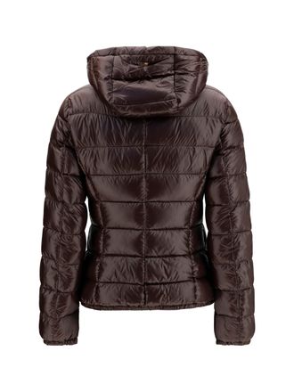 Herno Womens Giada Down Jacket Marrone Scuro Coat