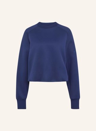 adidas Soft Lux Winter-Sweatshirt, Gewirktes Material blau